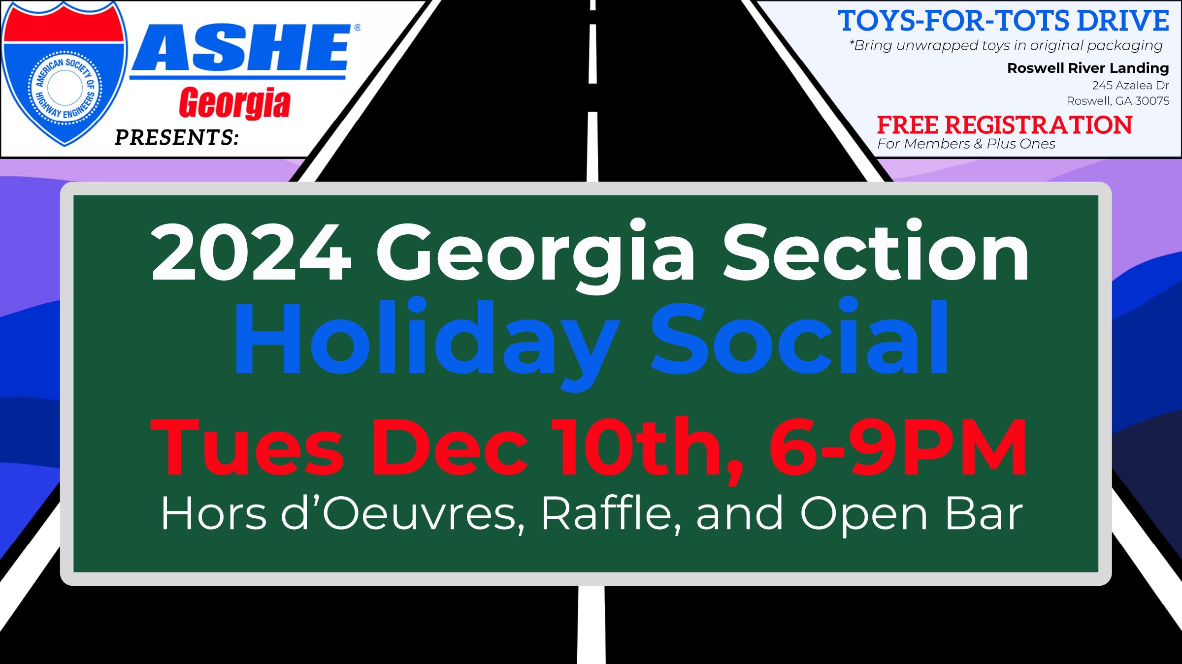 2024 ASHE Holiday Social - ASHE Georgia Section