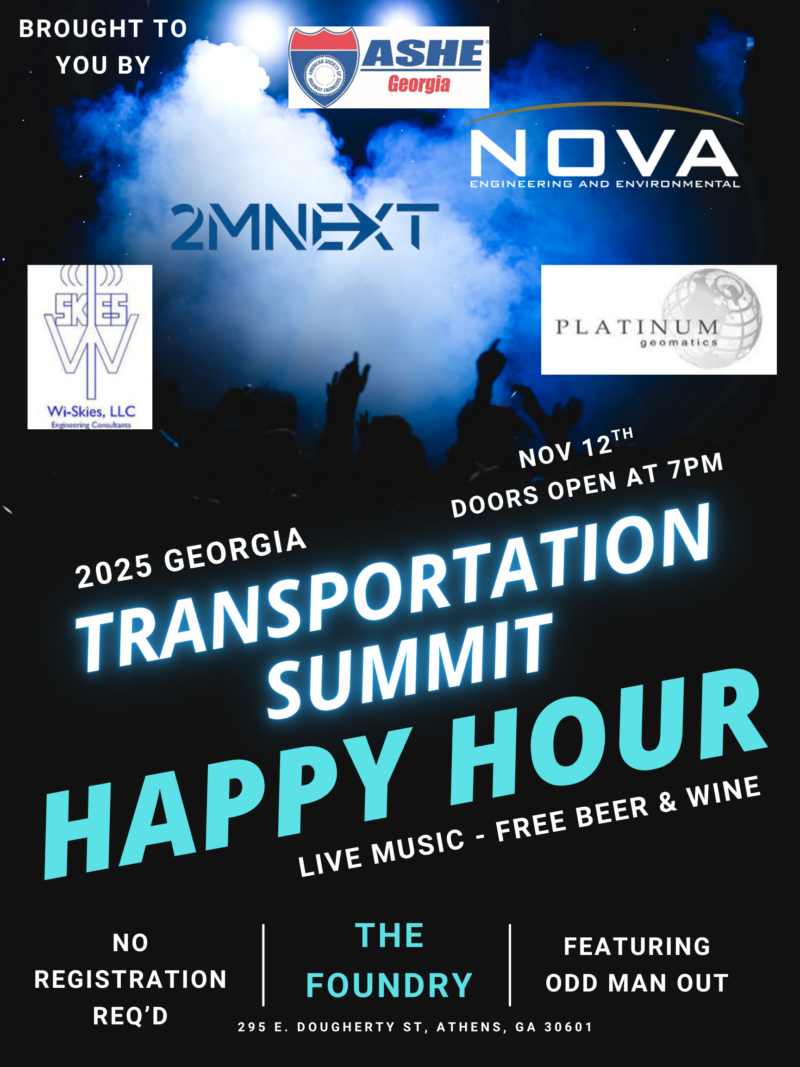 2025 Georgia Transportation Summit Happy Hour - ASHE Georgia Section